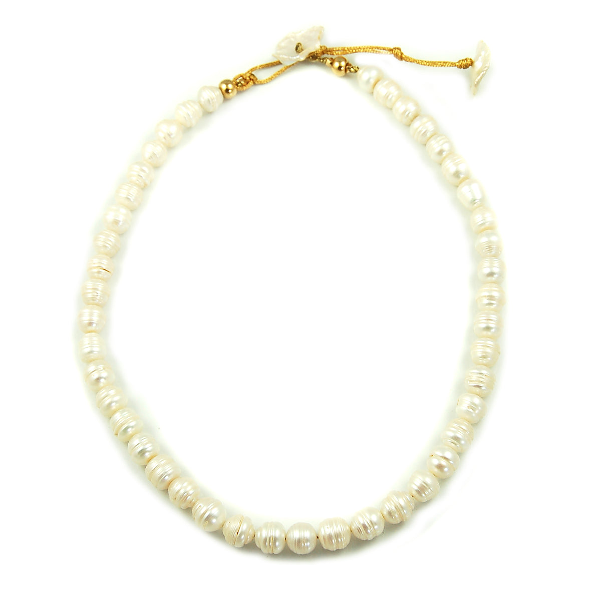 Rustic Pearl Necklace | Skar Designs
